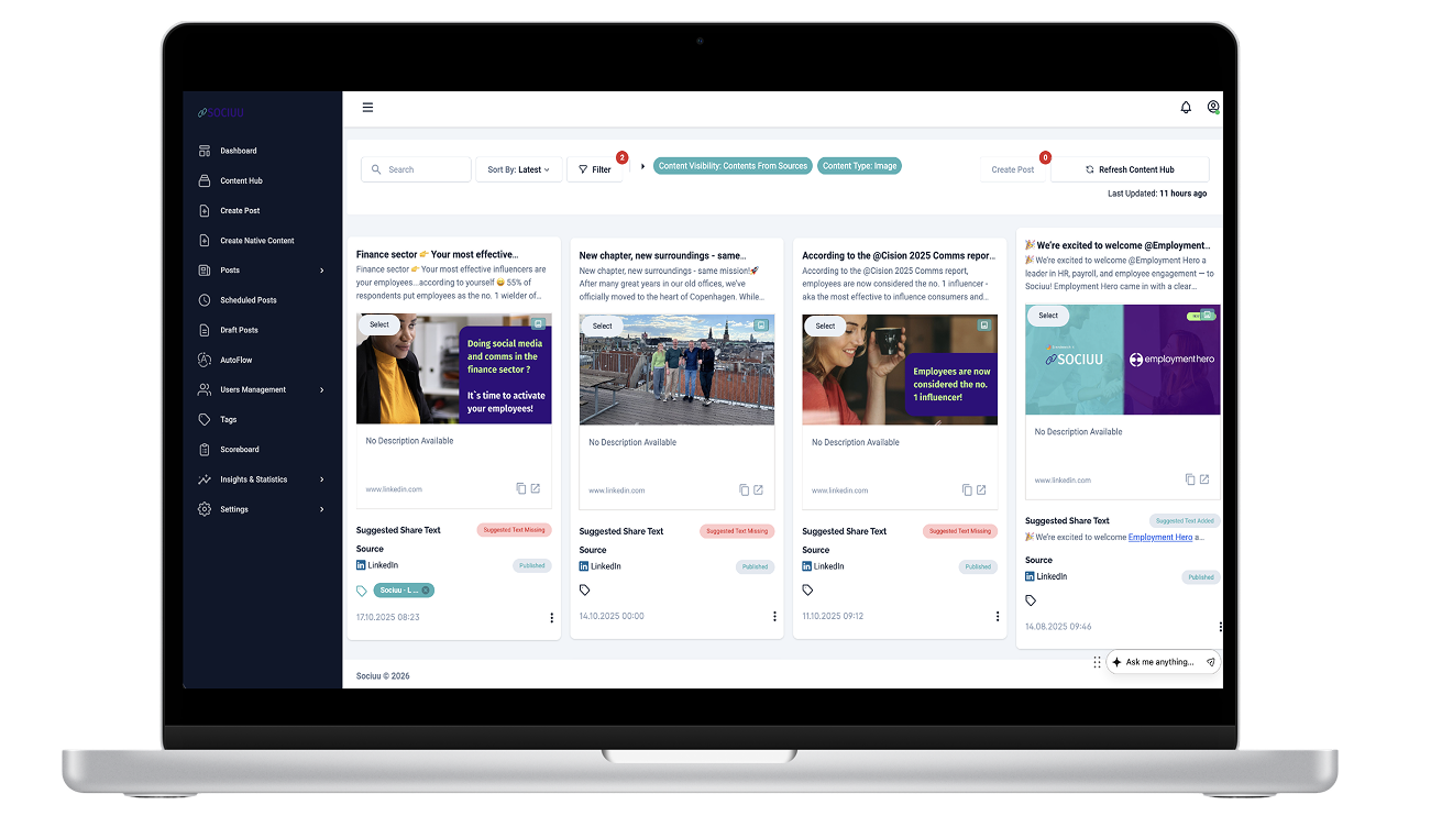 Sociuu homepage